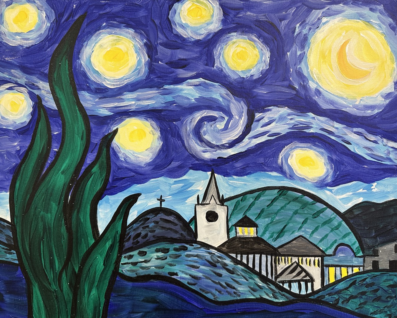 Paint & Sip " Starry Fred" | Visit Fredericksburg